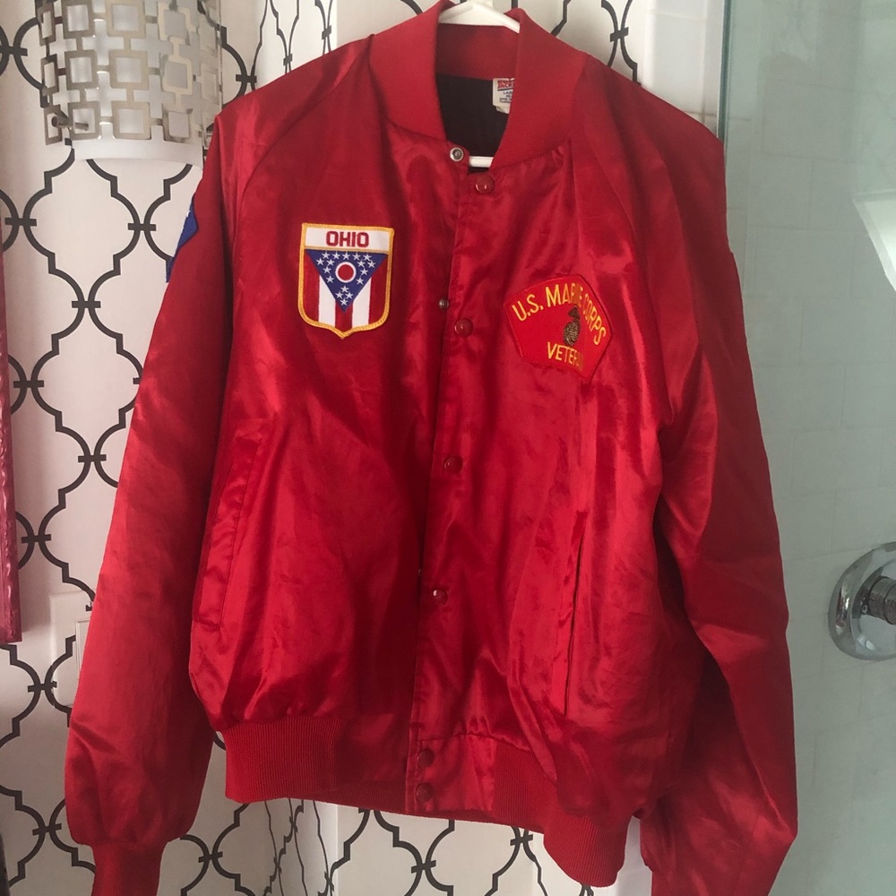 Vintage Marines Bomber Jacket - Gem